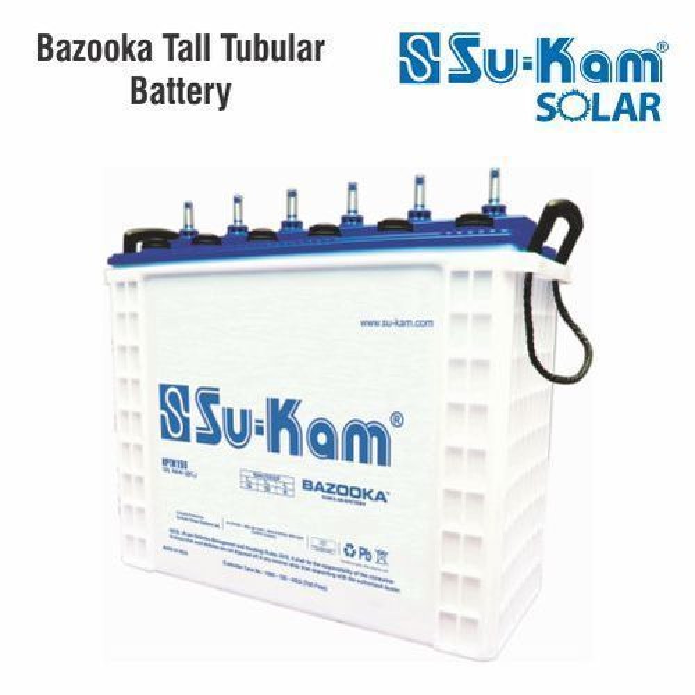 Su-kam Bazooka 150AH Tall Tubular Battery – Anytime Batteries